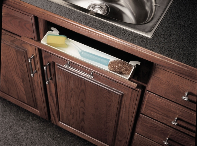 Polymer Sink Front Trays (With Stops) | KV - Knape & Vogt